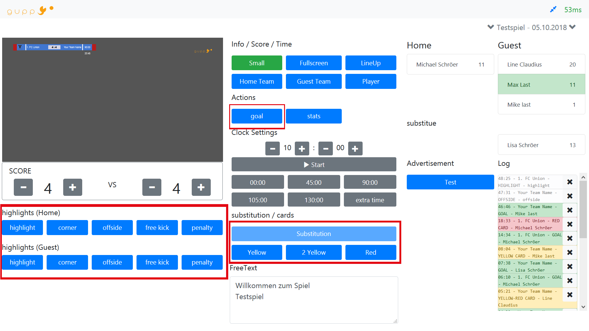 scoreboard-live-log guppyi: Neue Funktion: scoreboard live log - OnAir ...